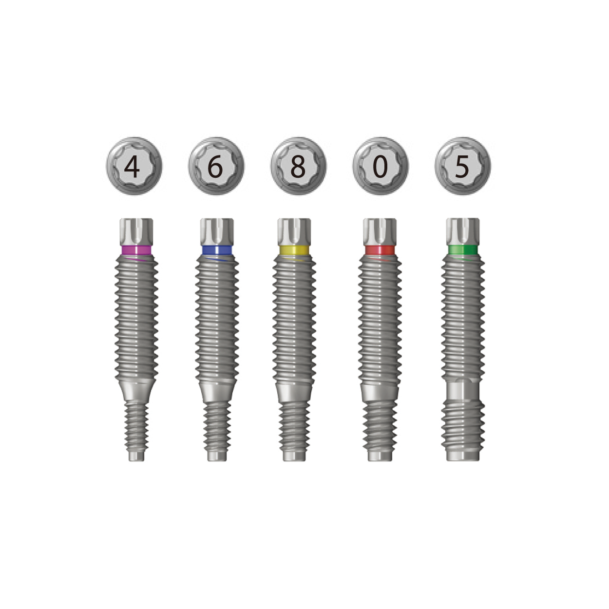 MEGAGEN / Fixture Remover Screw (Blue) [CM] M1.6 (EZ Plus,ExFeel φ3.3)